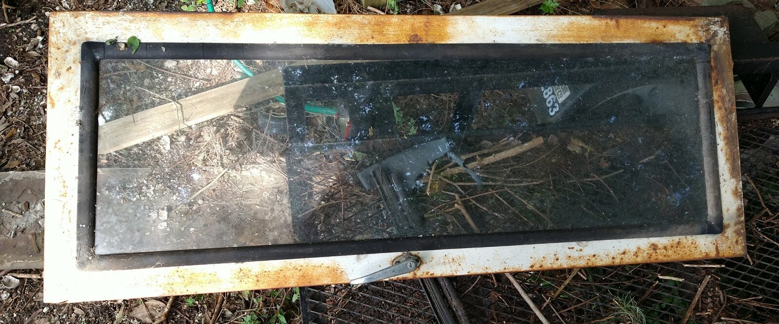 Original Ford 1966 1977 Bronco Rear Hatch Window 1967 1968 1969 1970 ...