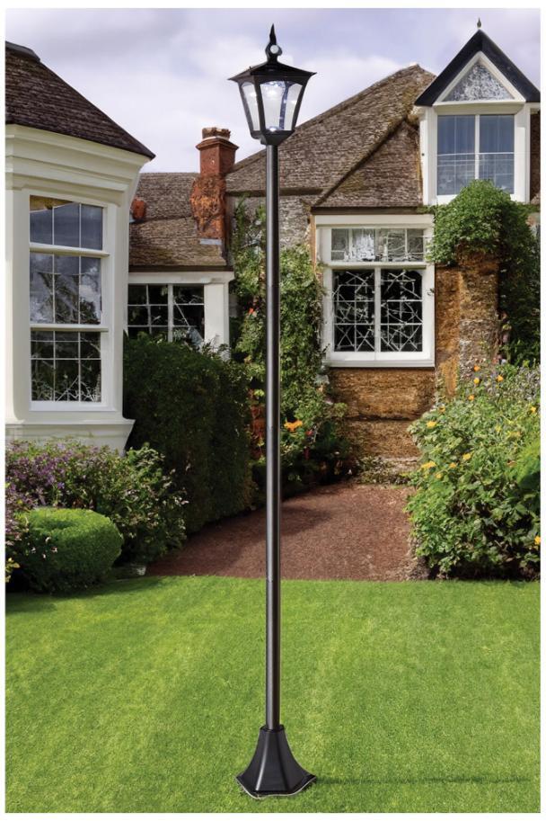 Victorian Pir Series Solar Lamp Post With Motion Sensor Jared Outdoor