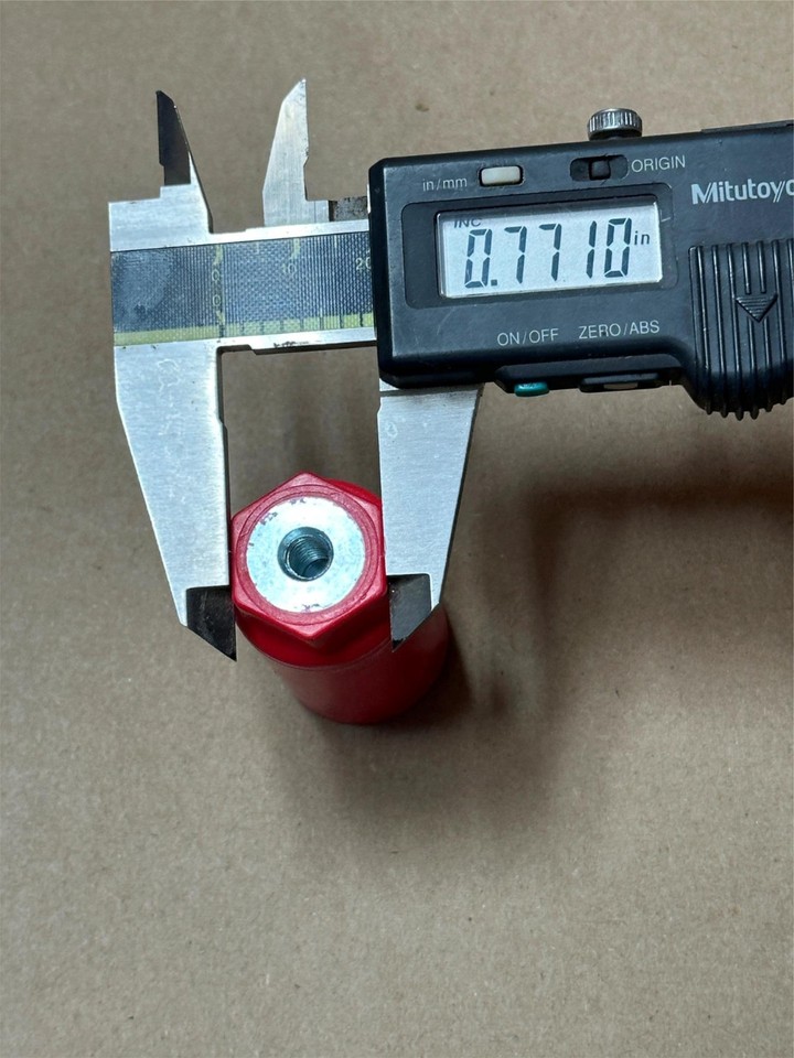 10 Pack MBI Panel & Switchboard 2" Glastic Standoff Insulators Red 600V ...