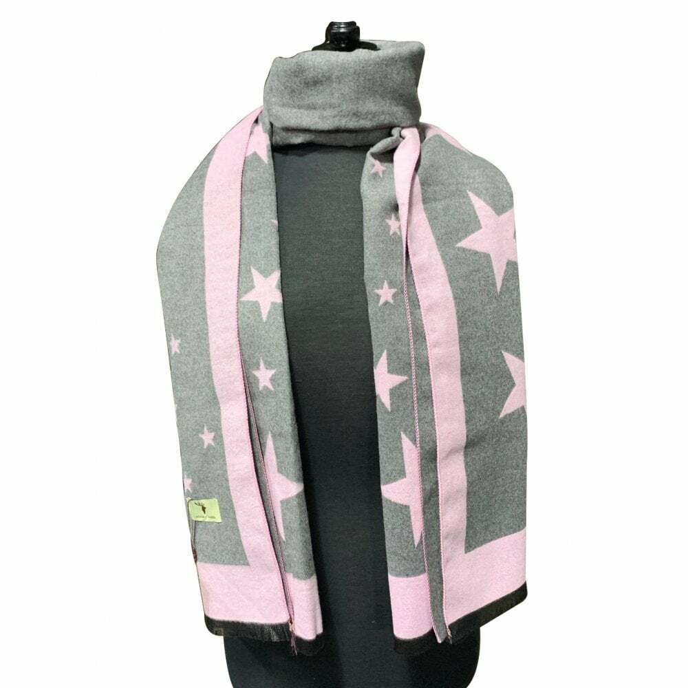 House of Tweed Star Pattern Luxury Ladies Scarf Womens Scarves Nature ...