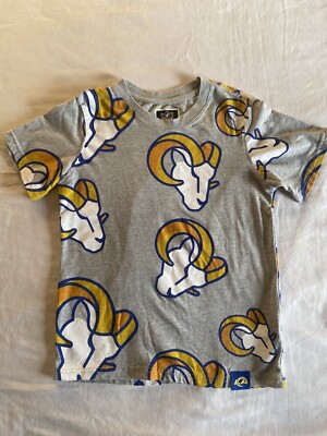 NFL Kids Los Angeles Rams Shirt Size Small (8) Gray Color | eBay