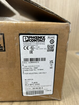Phoenix Contact BL2 BPC 2000/A21/I47/R27/M71/OS71/S00/EF00/EF00 | eBay