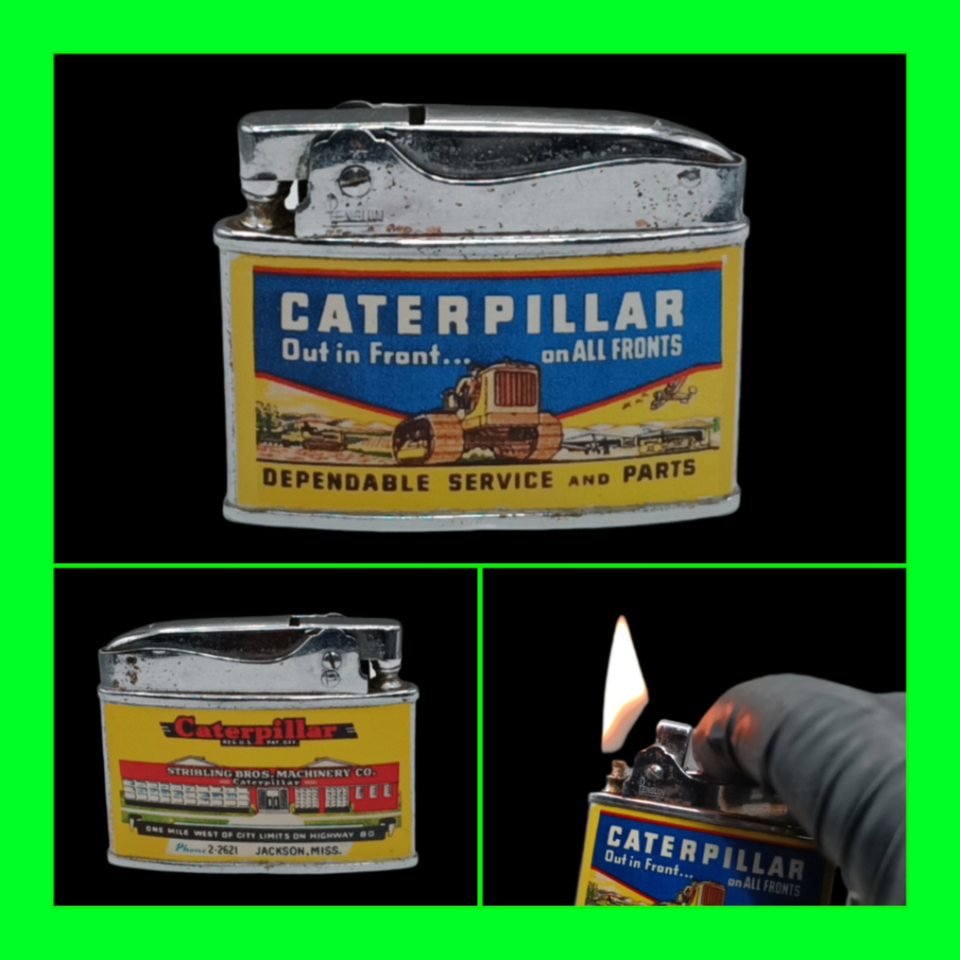Vintage Caterpillar Equipment Stribling Bros. Jackson, MS Flat Ad ...