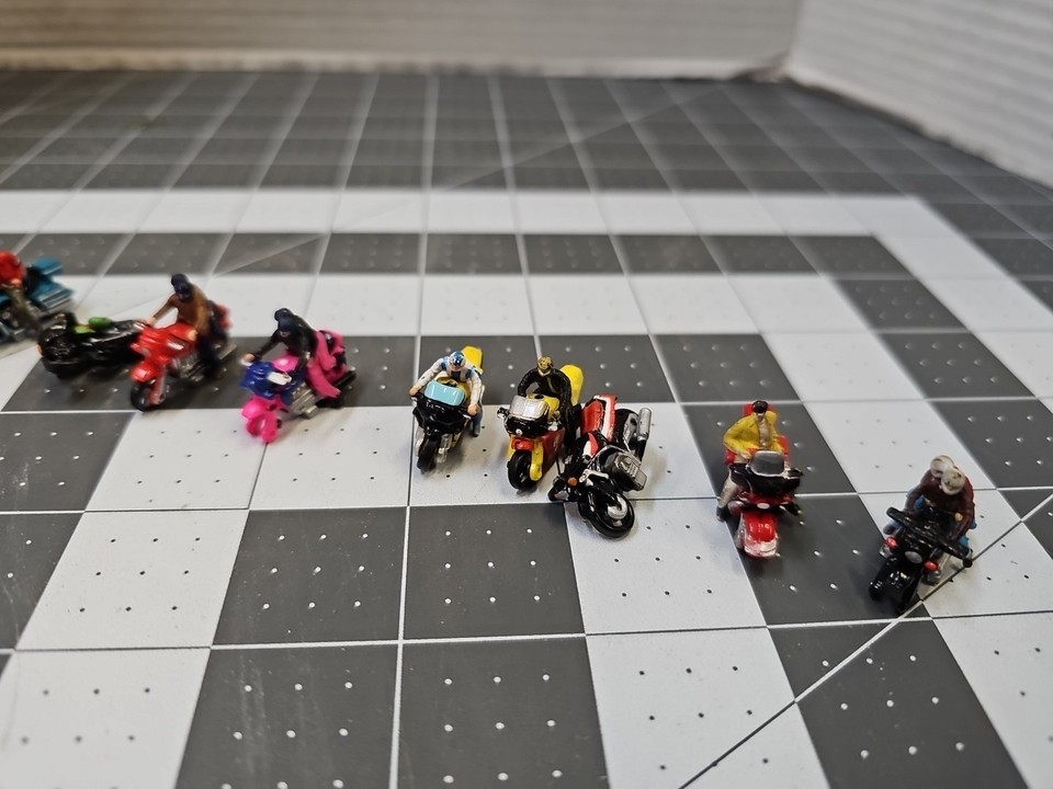 Vintage Micro Machine Motorcycles Lot Of 13 No duplicates Street Racer ...