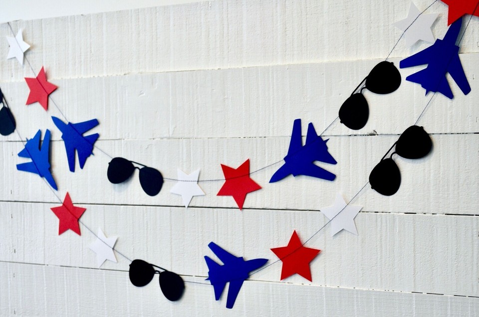 Top Gun party decorations, top gun garland, top gun decorations | eBay
