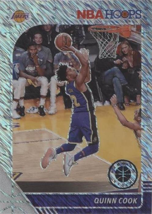 2019-20 Panini NBA Hoops Premium Stock - Quinn Cook #267 Shimmer Prizm ...