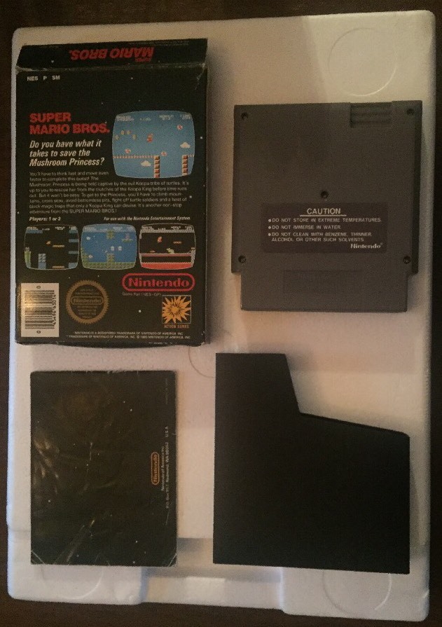 Nintendo Super Mario Bros. Game | Vintage 1986 | Nintendo NES ...