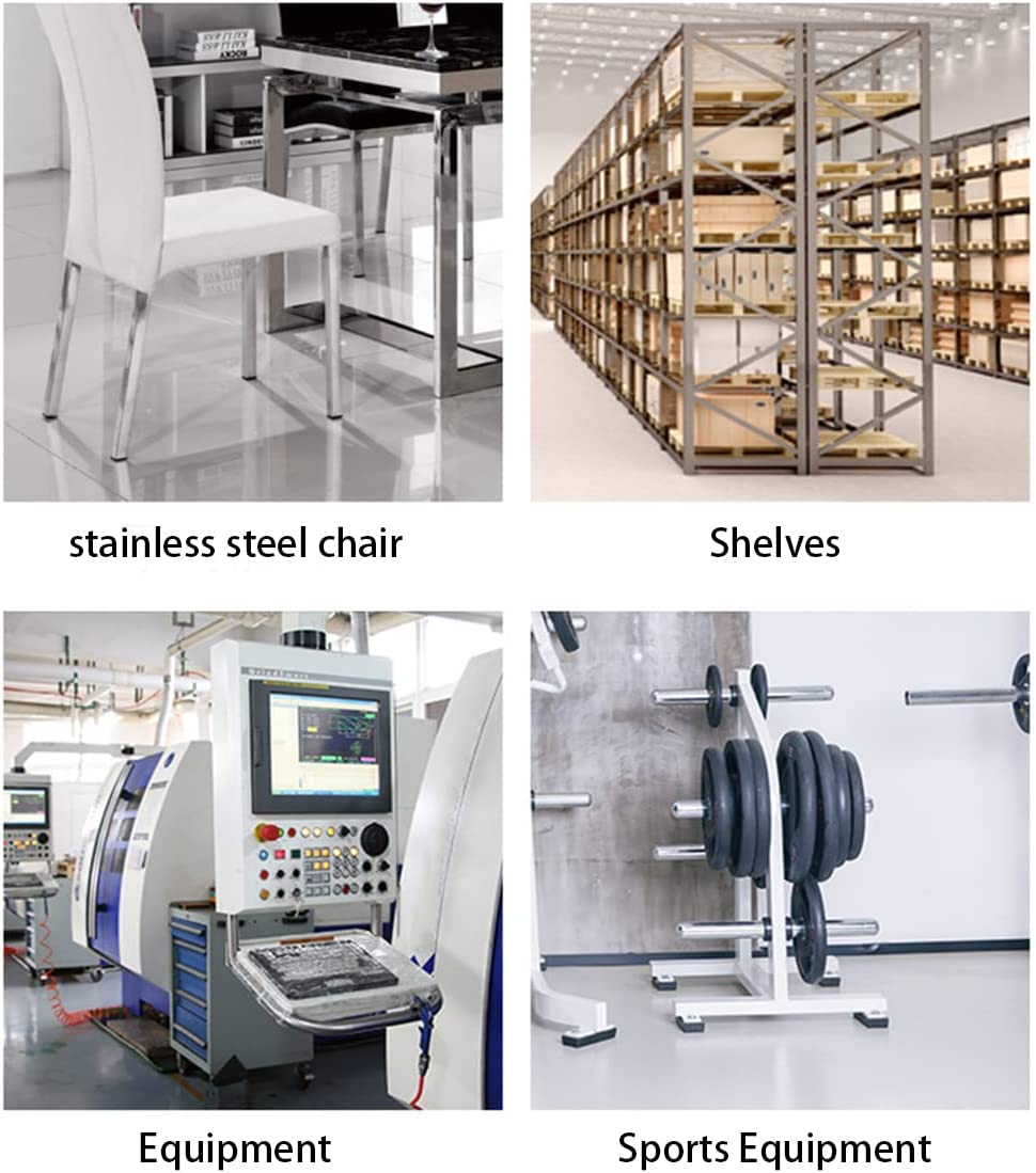 1.5 Inch (38 Mm) Square Plastic Plugs Tubing End Caps for Square Tubing ...