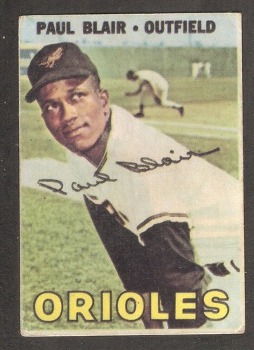 Paul Blair 1967 Topps Venezuela #218 SP Very Rare Venezuelan card | eBay