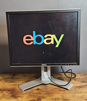 Dell 2007FPB 20" LCD Monitor 1600x1200 DVI VGA W/STAND & CABLE POWER | eBay