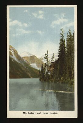 Mt Lefroy and Lake Louise - Looking southwest to Mount Lefroy from- Old ...