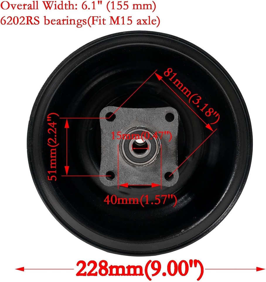 Mini Bike Rear Rim Disc Hydraulic Brake Kit For Coleman CT200U BT200X ...