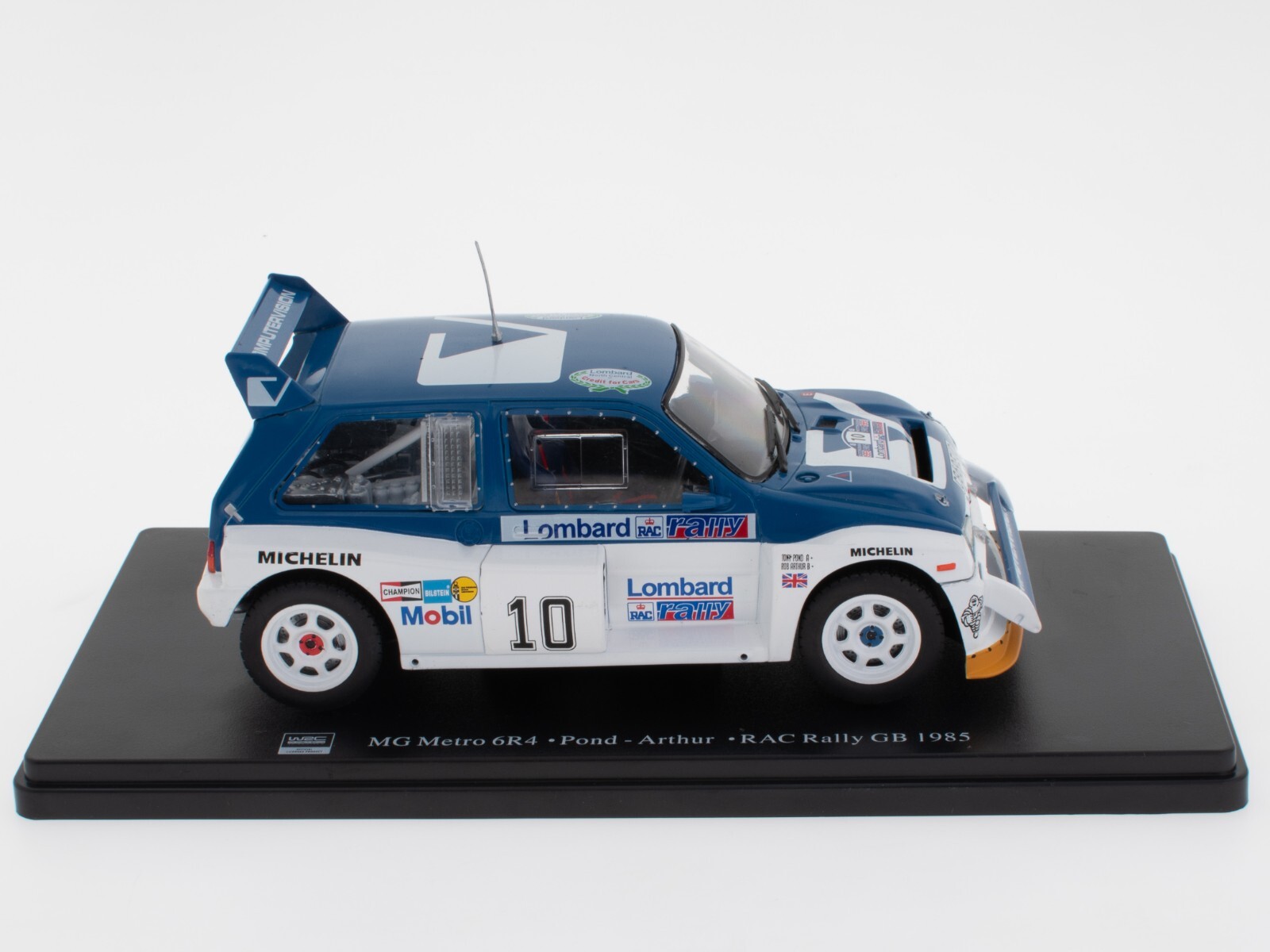 MG Metro 6R4 Pond Arthur RAC Rally GB 1985 - 1:24 Hachette Model Car ...