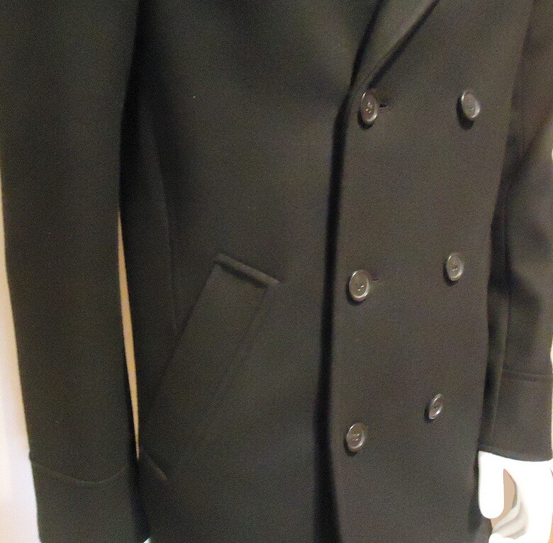 NWT HUGO (Red Label) by Hugo Boss Slim Fit Wool Blend Peacoat Coat ...