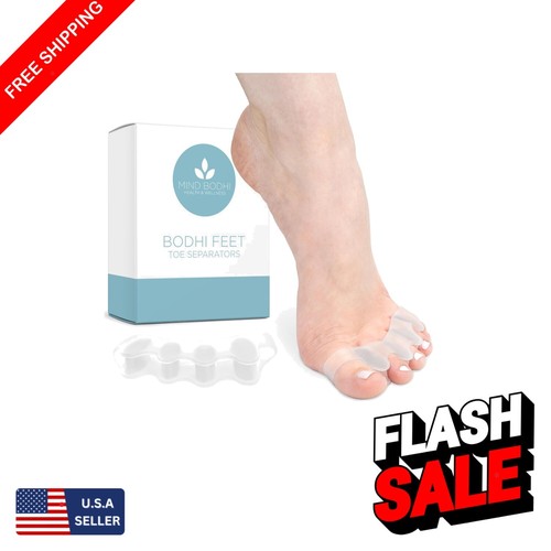 Ergonomic Toe Separators for Bunion Relief – Medical-Grade Gel, 2 Count ...