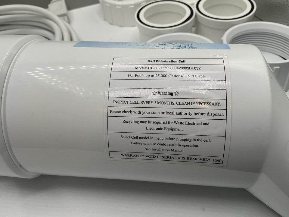 Toven RV T-9 Salt Cell for In-Ground Pool 25000 Gallons 1233D | eBay