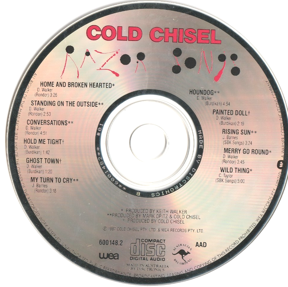 COLD CHISEL – Radio Songs - A Best Of (CD, 1985) - NO BARCODE | eBay ...