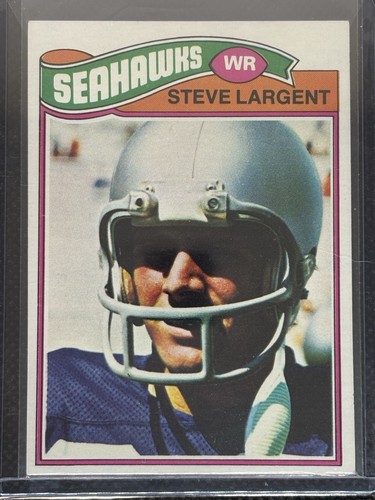 Steve Largent 1977 Topps Football #177 RC Rookie Seattle Seahawks | eBay