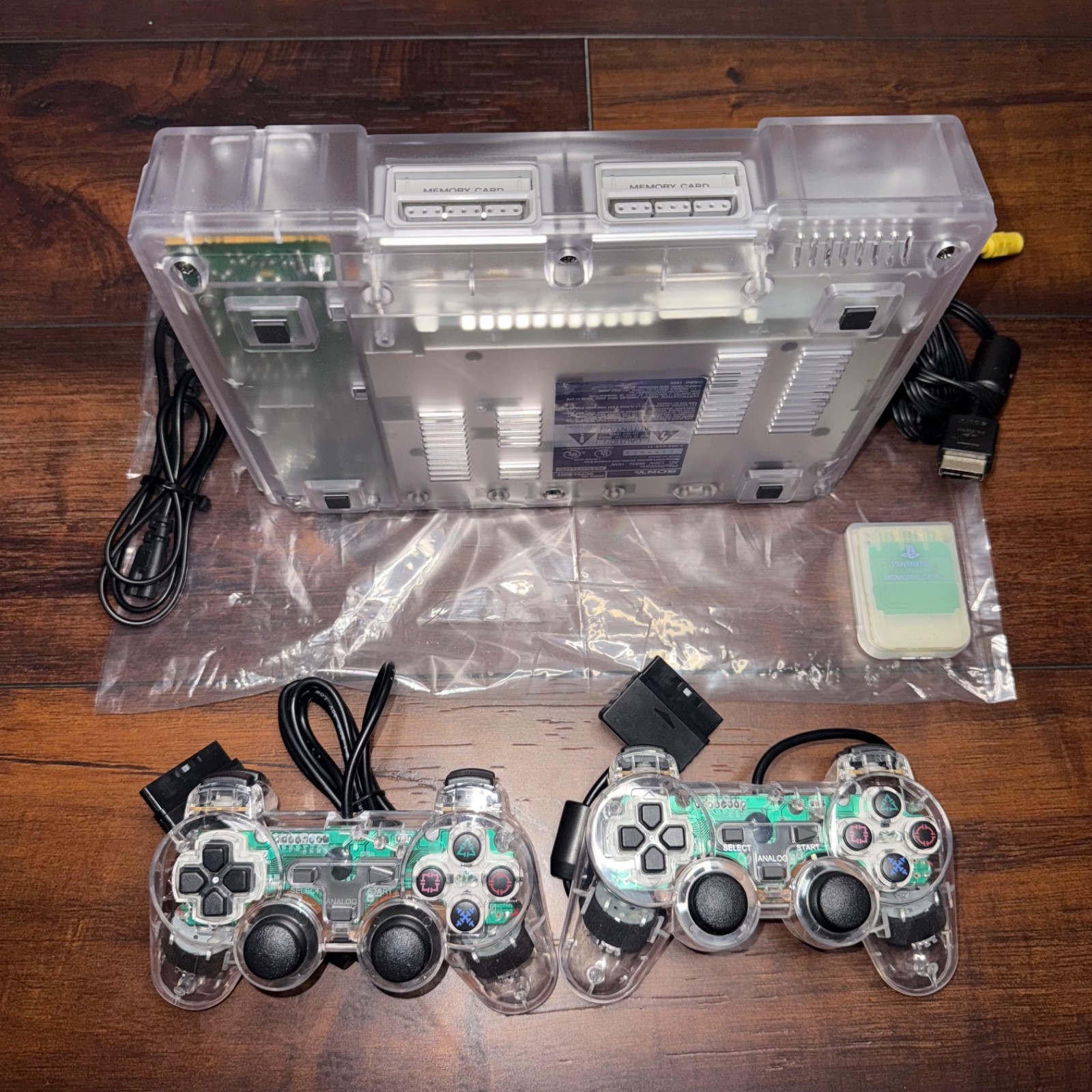Sony PlayStation 1 Console (SCPH-9001) Bundle – Transparent Crystal ...