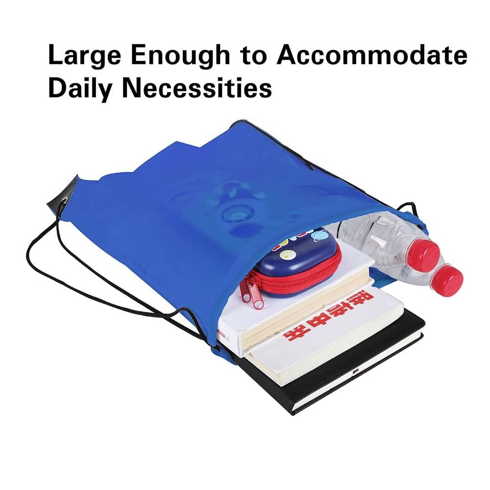 40-Pack Drawstring Backpack, Bulk Drawstring Bags, Cinch Polyester Bags ...