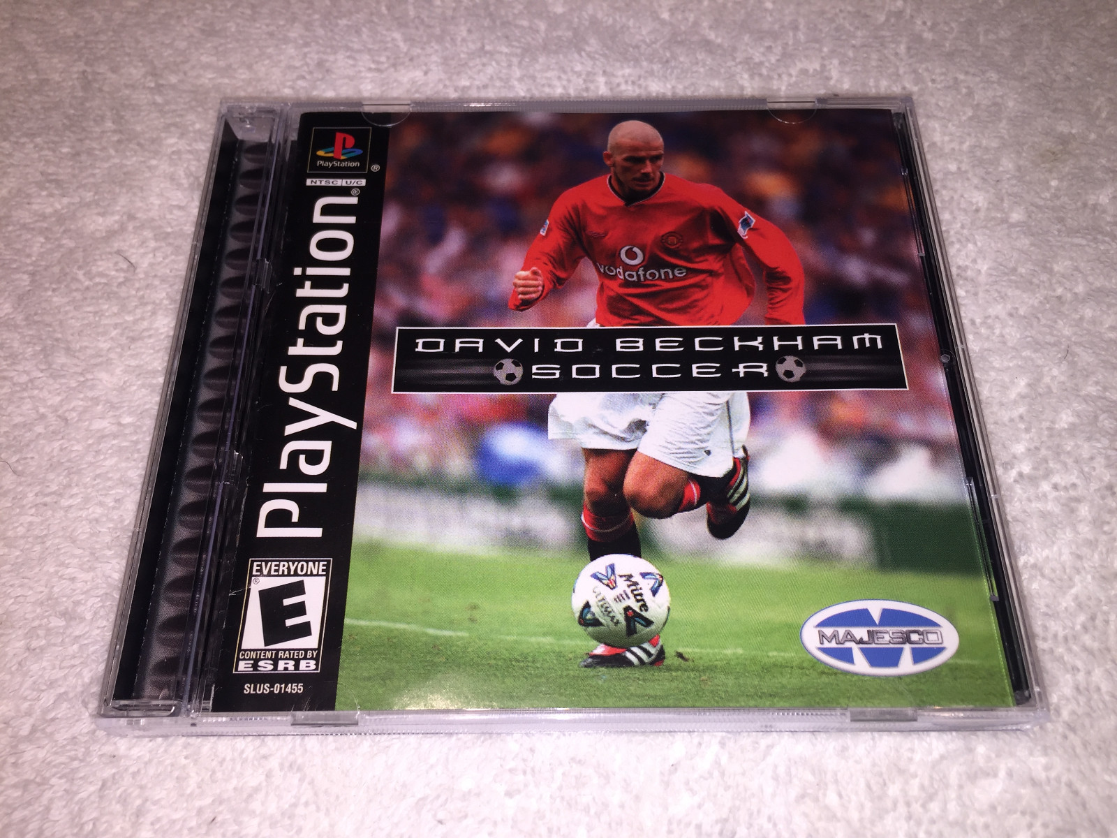 David Beckham Soccer (Sony PlayStation 1, 2002) PS1 Black Label ...