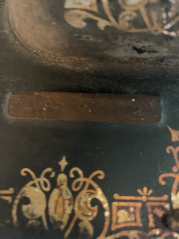 AG Mason Manufacturing Rotary Sewing Machine Vintage Treadle FR 7039115 ...