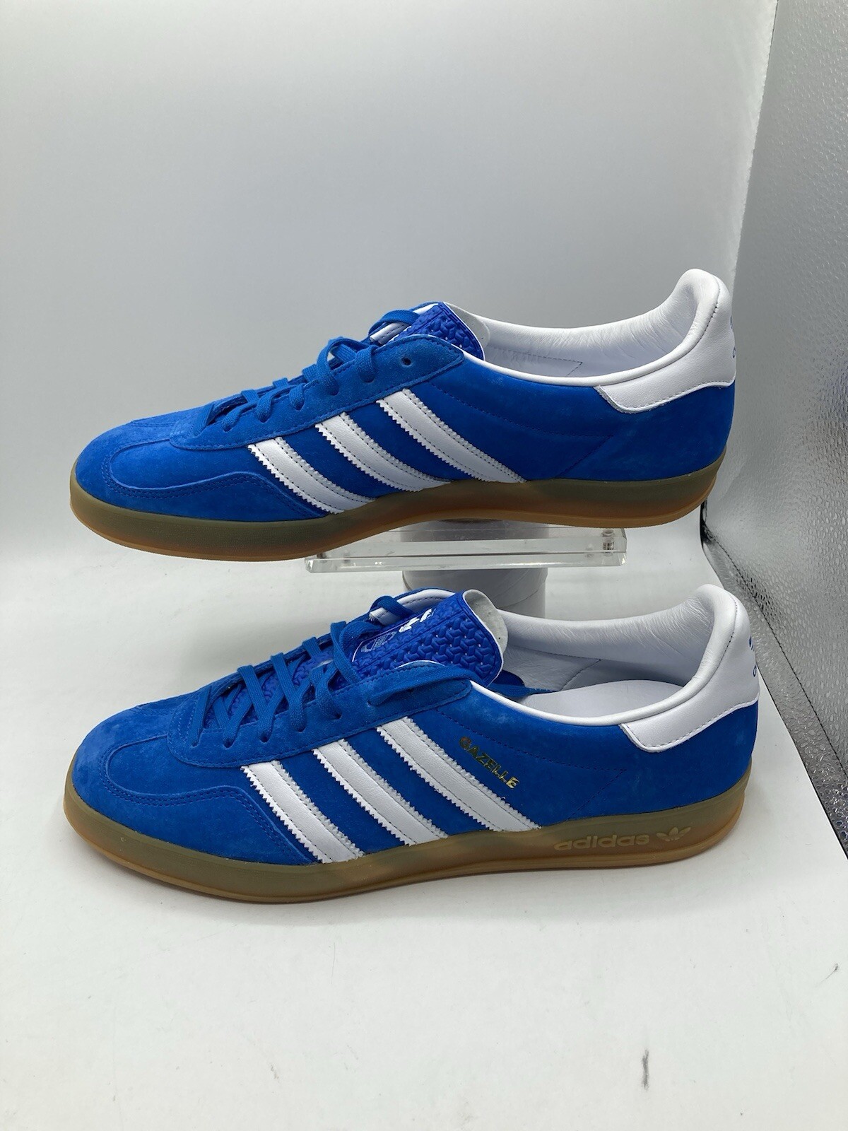 Adidas Gazelle Indoor Blue Bird Gum H06260 Size 11.5