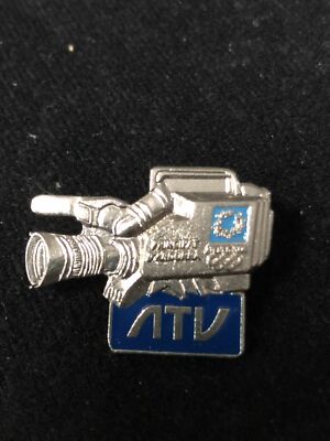 PIN OLYMPIC TORINO 2006 BADGE MEDIA ATV VIDEO CAMERA CREW PIN | eBay