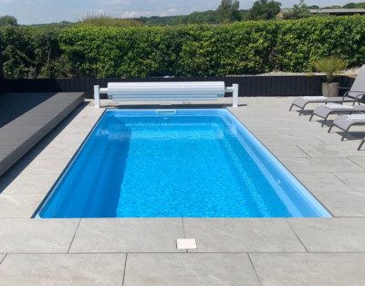 QUALITY Polyester Fibreglass SWIMMING POOL 7,0 x 3,0 x 1,55m ONE PIECE ...