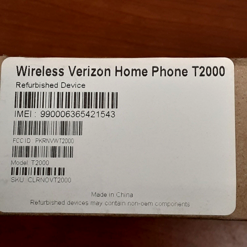 Wireless Verizon Home Phone T2000...A+Condition! | eBay