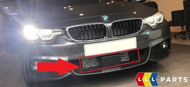 Genuine BMW 4 F32 F33 F36 M Sport Front Bumper Lower Grille ACC ...