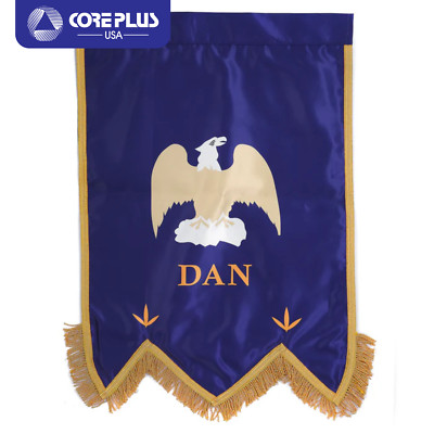 Masonic Dan Royal Arch Chapter Banner Printed Gold Braid Fringe Custom ...