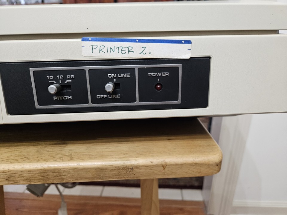 VINTAGE TANDY DAISY WHEEL PRINTER DWP 220 W/ DUST COVER | eBay