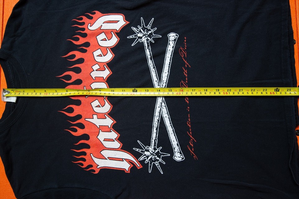 HATEBREED ANNIVERSARY TOUR SHIRT Desire Perseverance - Throwdown Terror ...