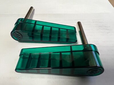 Williams Logo Pinball Clear Transparent Green Flipper Plastics Bats w ...