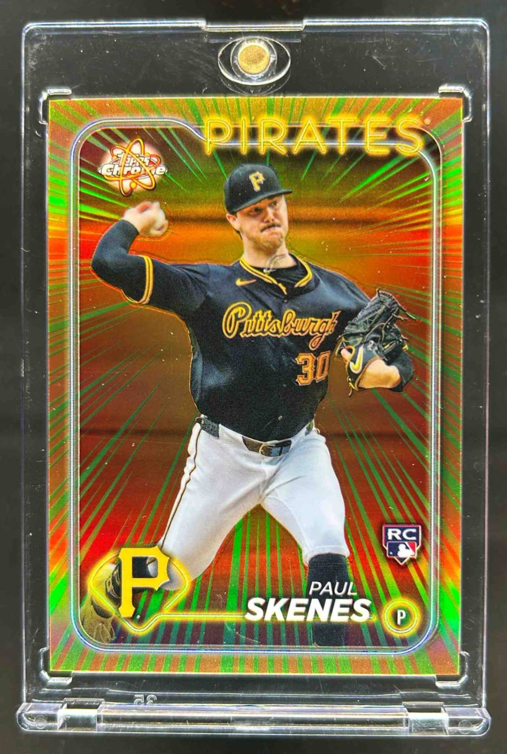 2024 Topps Chrome Update Paul Skenes Radiating Rookies RC Rookie #RR-21 ...
