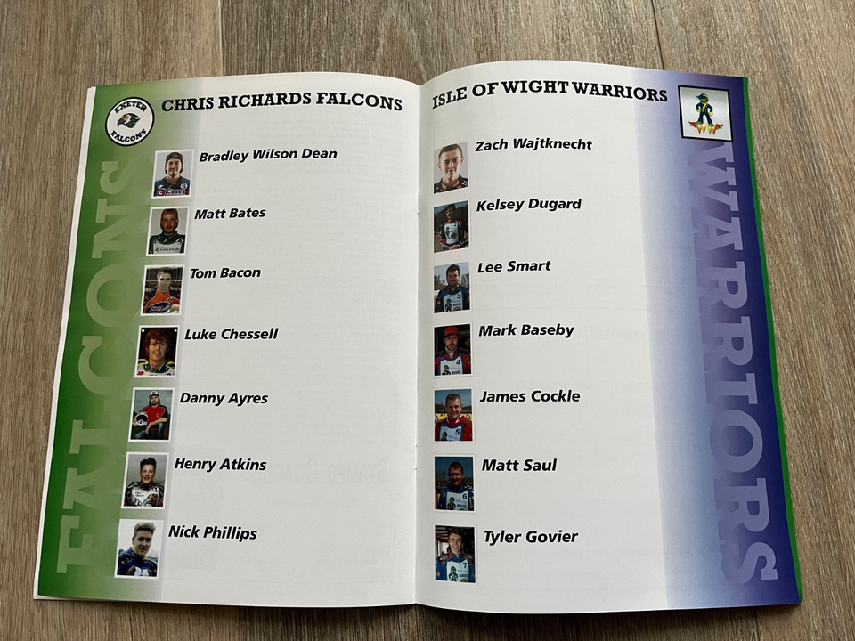 exeter speedway programme 27th may 2016 - chris richards trophy | eBay UK
