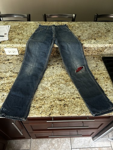 1 of 2 Pair Women’s 1940s Vintage WW2 Crown Union Made Denim Lined ...