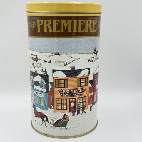 Premier Candy Company Milk Chocolate Cordial Cherries Winter Tin (Empty ...