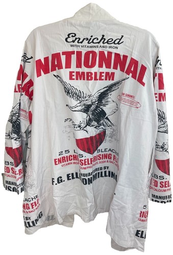 Jaded Gypsy Market Staple Jacket Eagle Kimono S/M National Emblem Ret ...