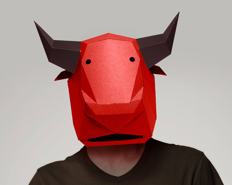 Bull Head Masks For Costume
