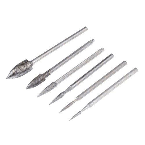 Emery Grinding Needle 0.09 Handle Round/pointed Grinding Rods 6pcs/set ...