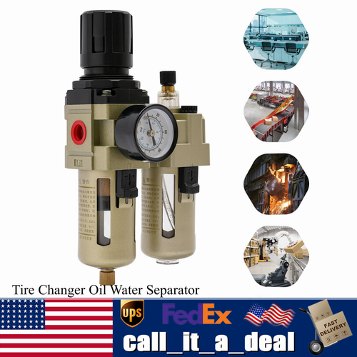 Air Pressor Oil Water Separator Regulator Trap Filter Tire Changer ...