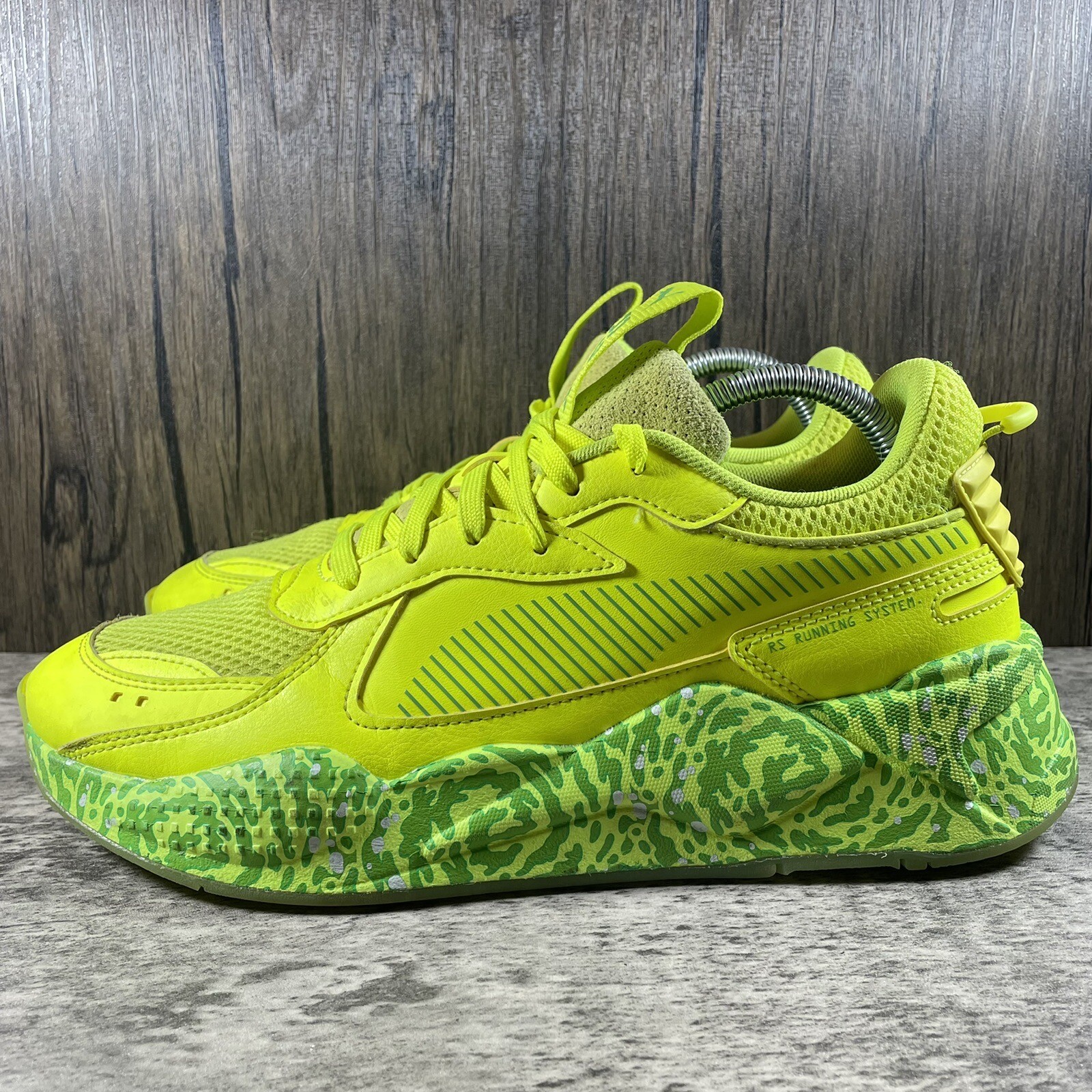 Puma RS-X Rick and Morty Green Running Shoes Sneakers… - Gem