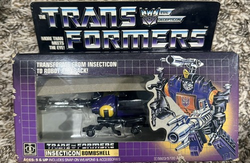 transformers g1 original vintage bombshell new MISB mint in sealed box ...