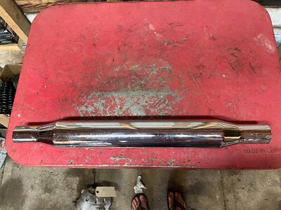 Vintage Exhaust Muffler 1 3/4" Royal Enfield BSA Triumph Velocette | eBay