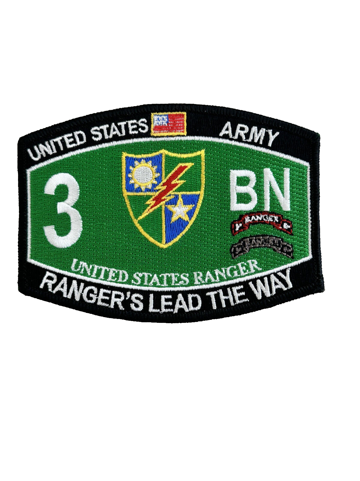 US Army Uniform Patch Sew-On 3rd Ranger Bn Rangers Lead The Way | eBay