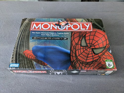 Spider-Man Monopoly 2006 Movie Edition Board Game Marvel Hasbro Parker ...