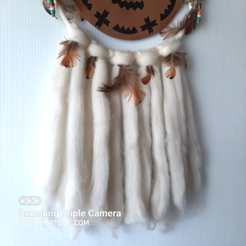 Vintage Native American Dream Catcher Indian Handmade Mandala Shield ...
