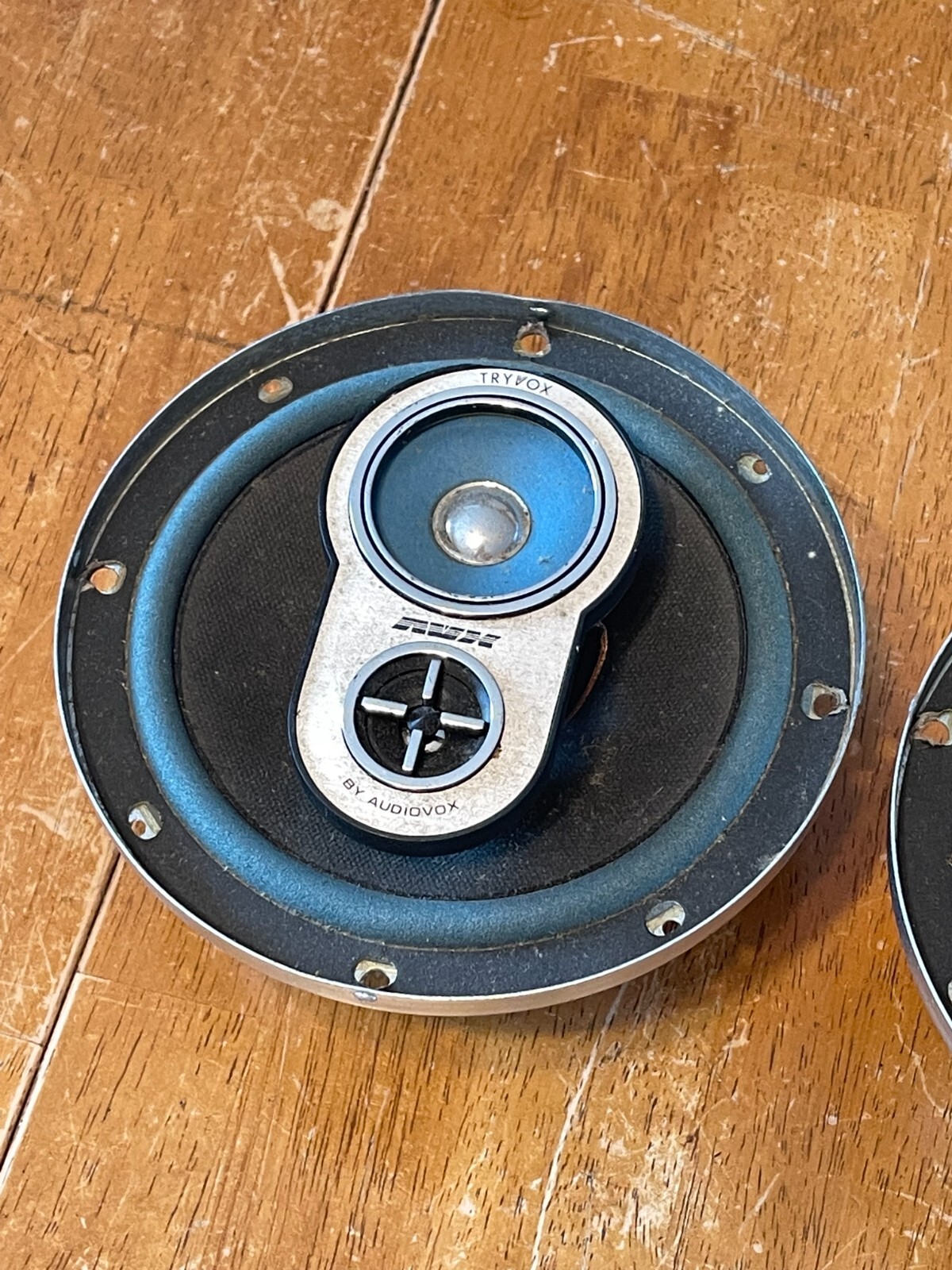 RARE AUDIOVOX TRYVOX-25 pair Car Audio 6'' Speakers 3-way | eBay